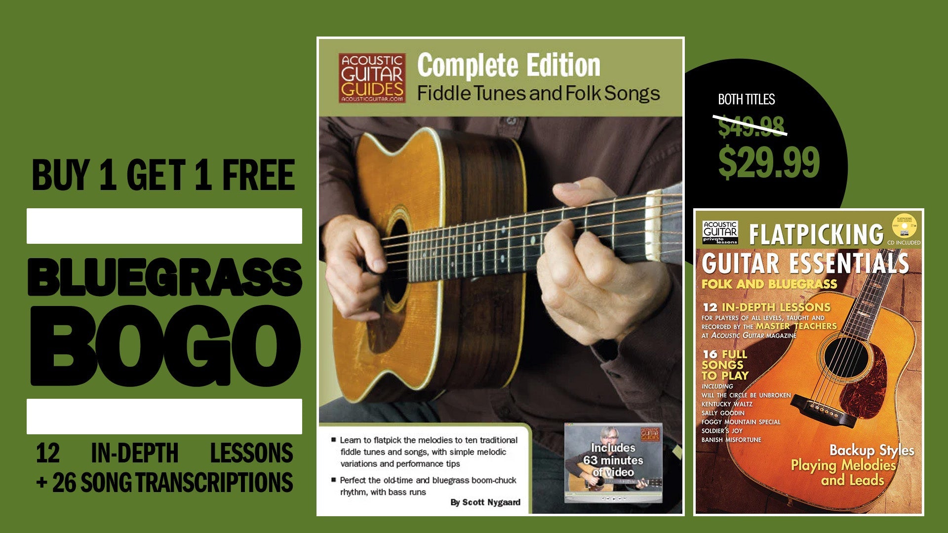 BLUEGRASS BOGO – Acoustic Guitar