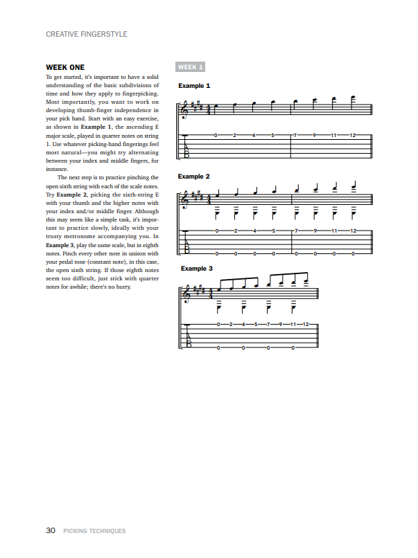 Picking Techniques for Acoustic Guitar